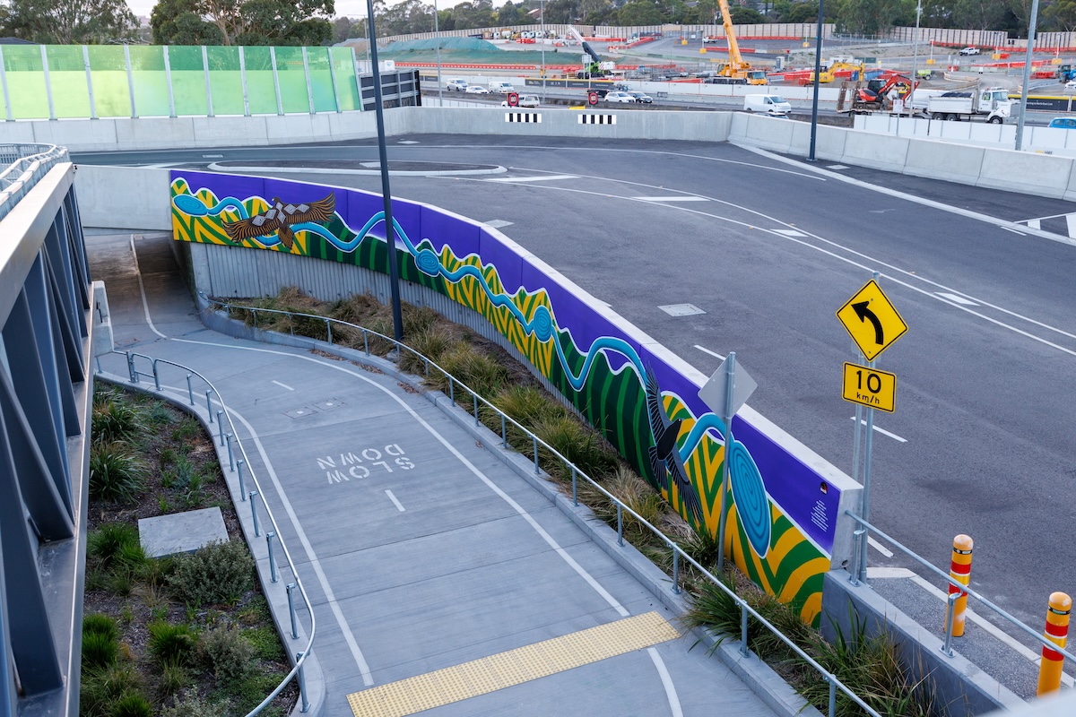New mural at Bulleen Park & Ride | The Torch